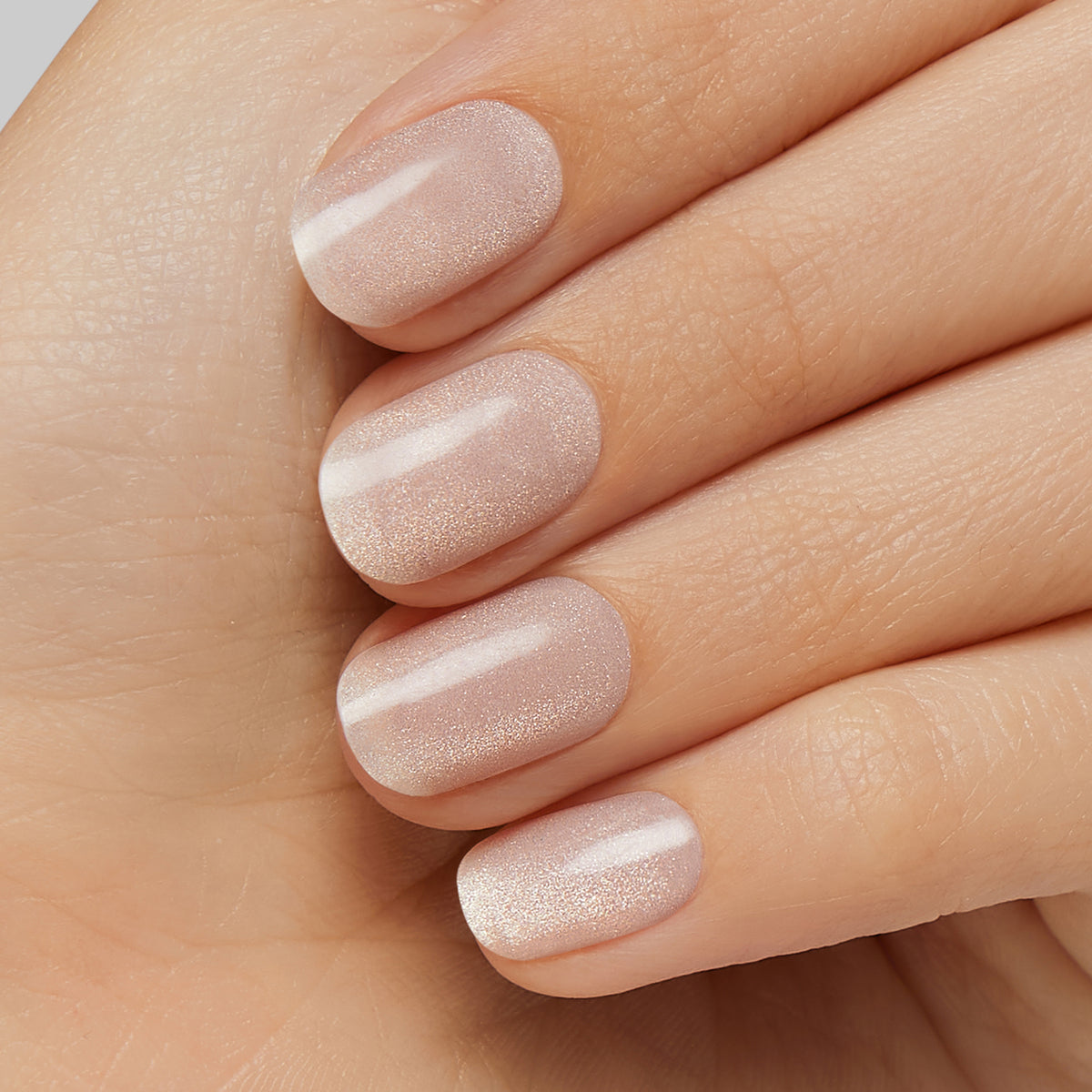 Pink Peace Magnetic Semi-Cured Gel Nail Strips | Kleo Kolor