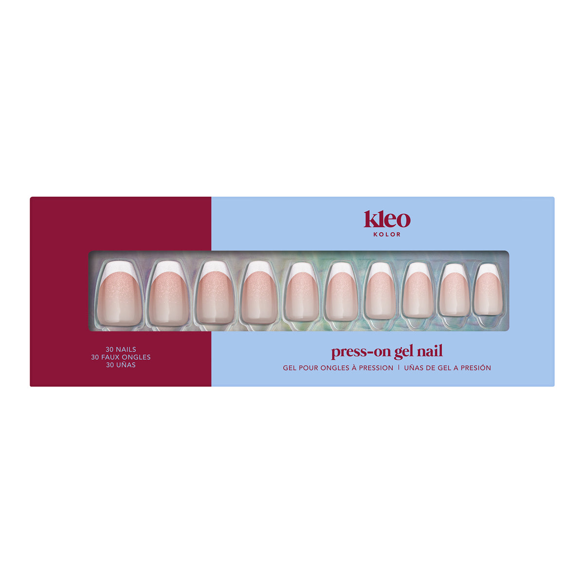 Haute Couture French Semi-Cured Gel Nail Strips | Kleo Kolor