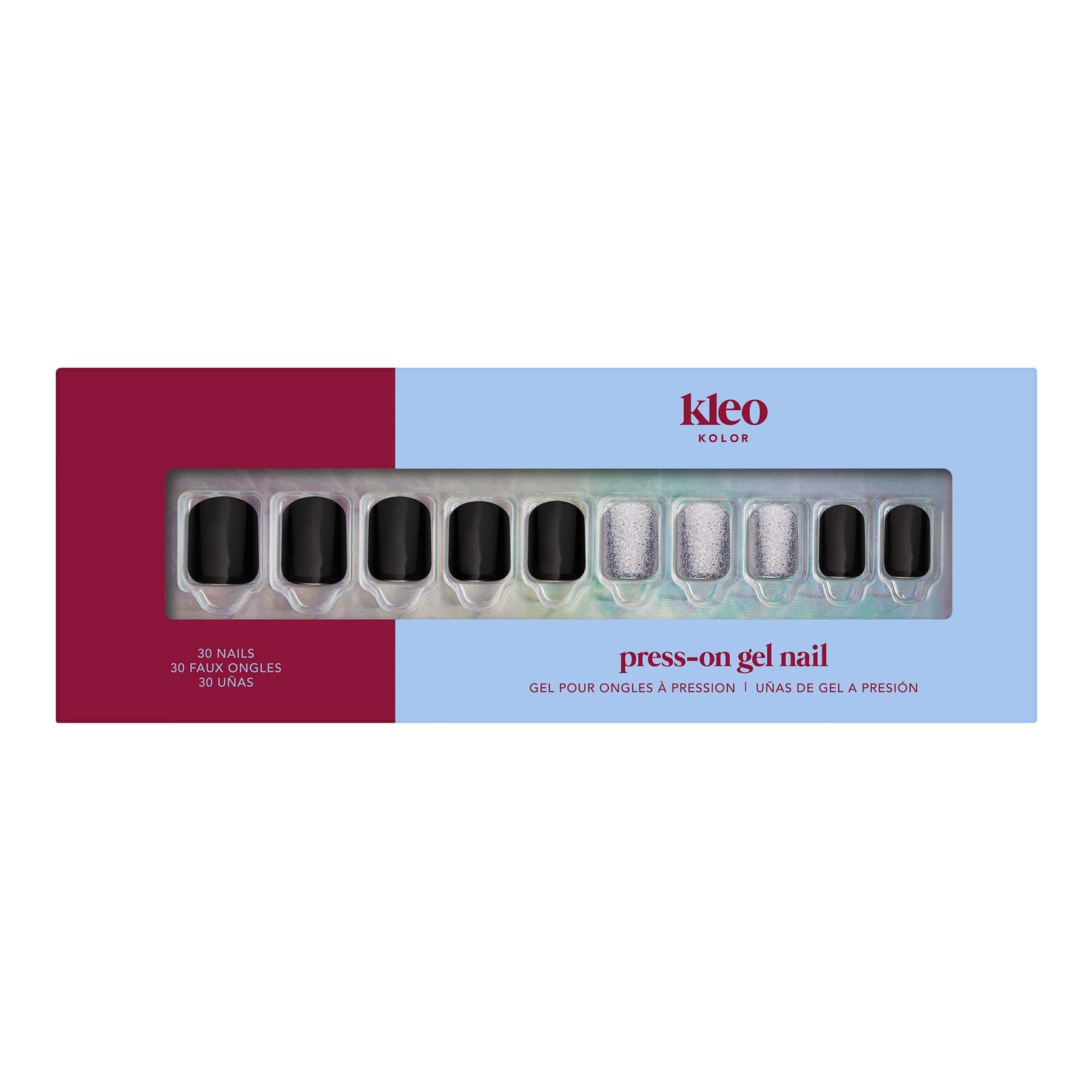 Midnight Lights Semi-Cured Gel Nail Strips | Kleo Kolor
