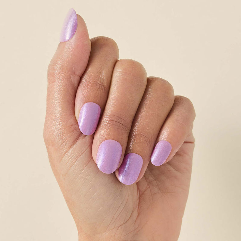Lilac It Like That Magnetic Semi-Cured Gel Nail Strips | Kleo Kolor